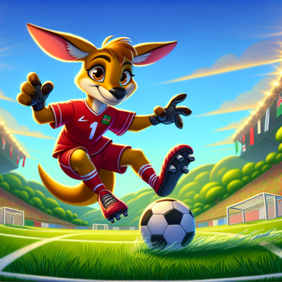 The Clumsy Kangaroo Goalie by Dream Bytes