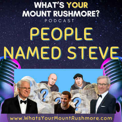 Mount Rushmore of People Named Steve by What's Your Mount Rushmore?