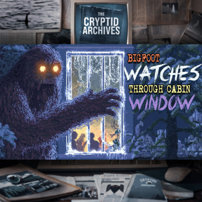 Bigfoot watches Christmas Eve Celebration Through Cabin Window | Real Cryptid Sighting by The ...