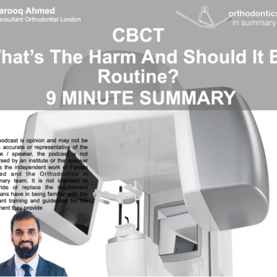CBCT, what’s the harm and should it be routine? | 9 MINUTE SUMMARY by ...