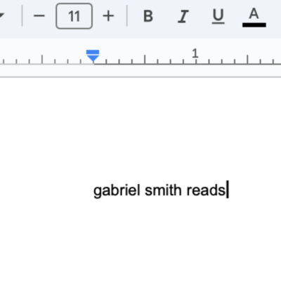 Gabriel Smith Reads • A podcast on Spotify for Podcasters